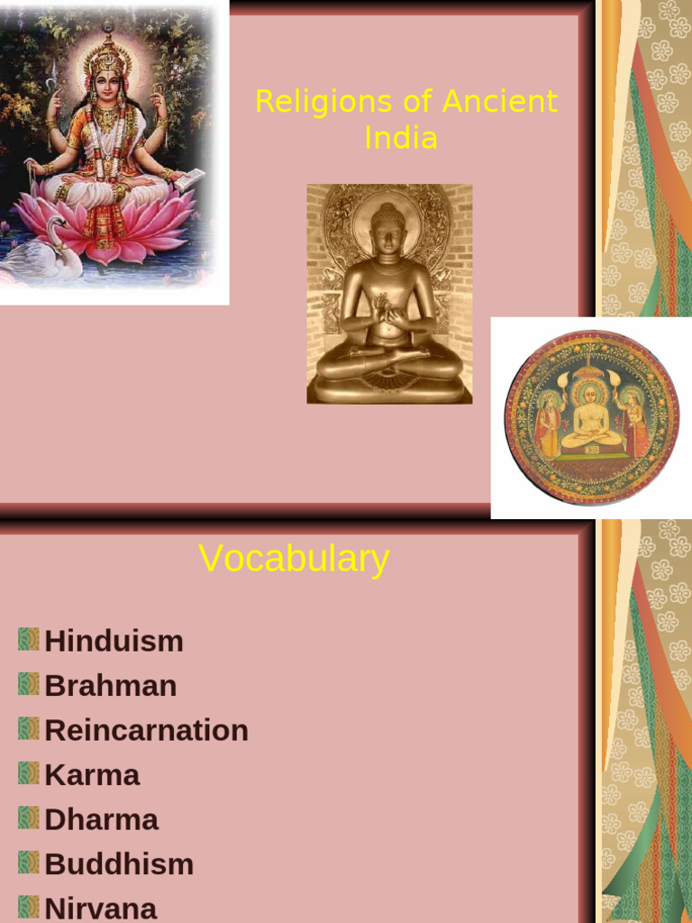 Religion in Ancient India | PDF | Deities | Hindu Deities