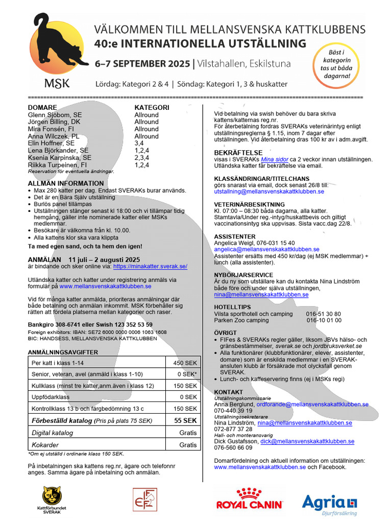 Inbjudan MSK 250906 07.v2 | PDF