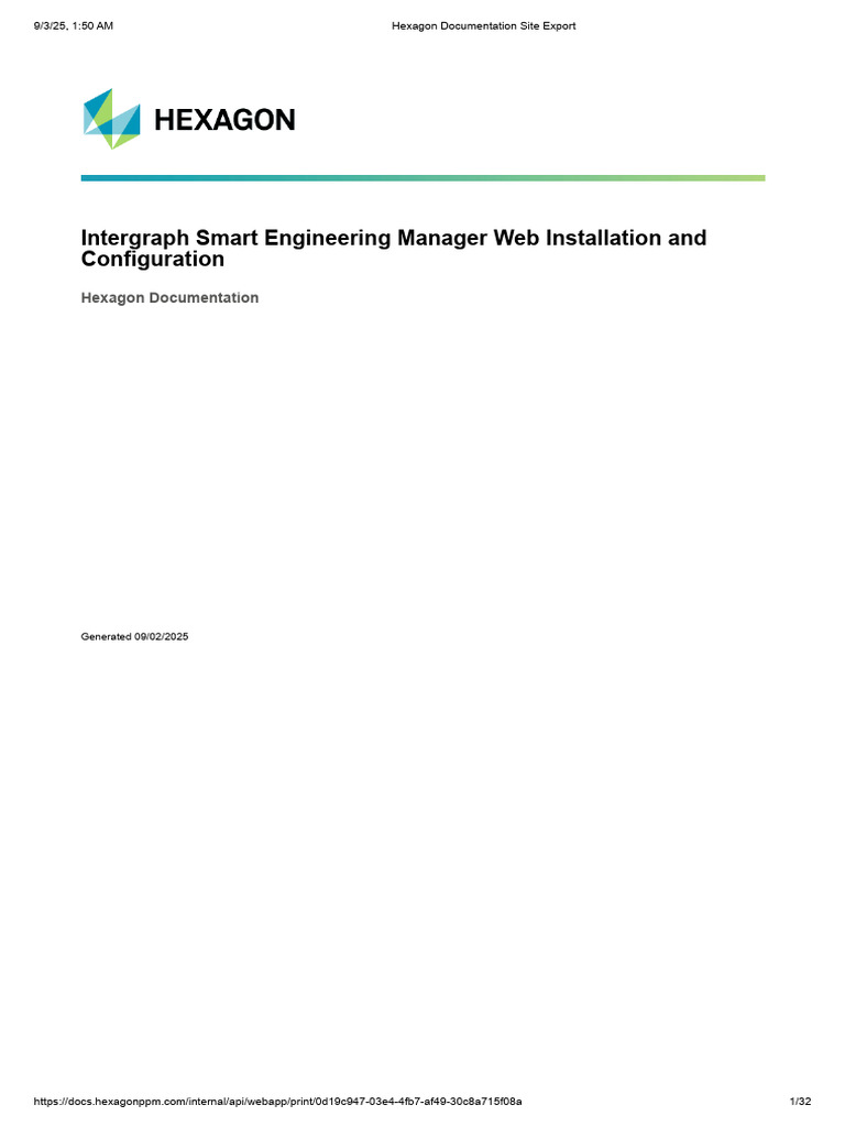 Intergraph Smart Engineering Manager Setup | PDF | Internet Information ...