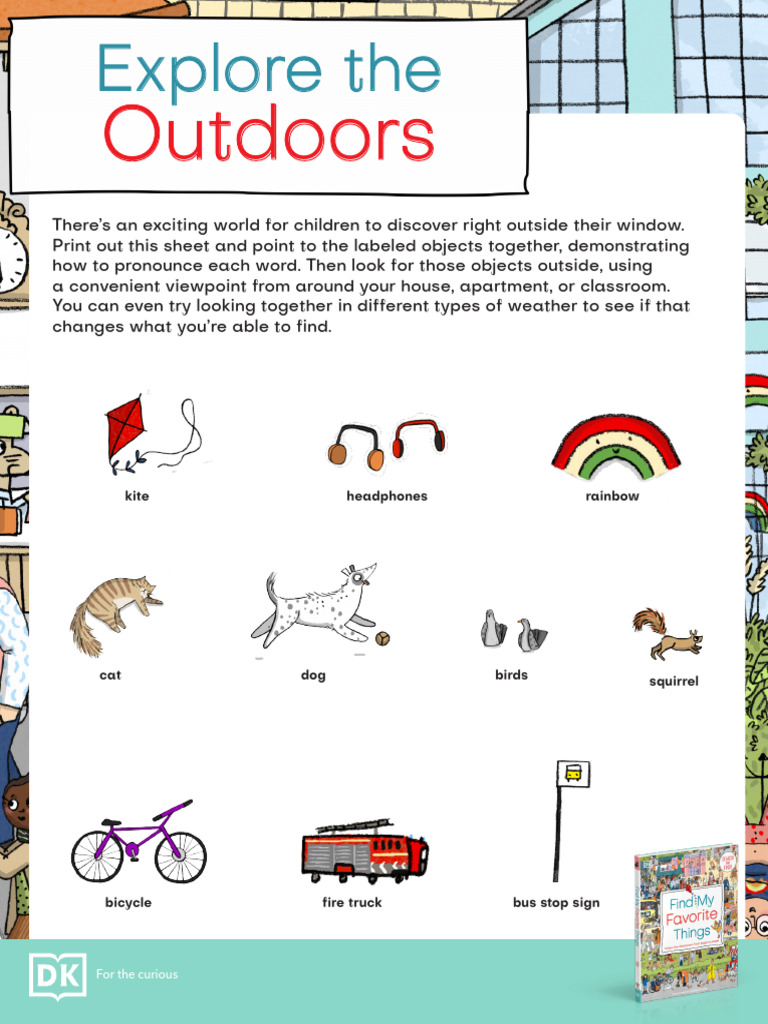 4053 Find My Favorite Things Activity Sheet | PDF