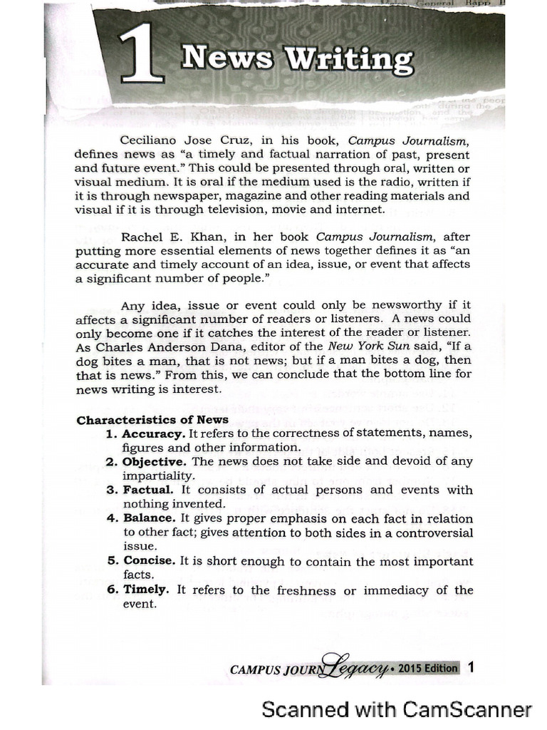 01 News Writing | PDF