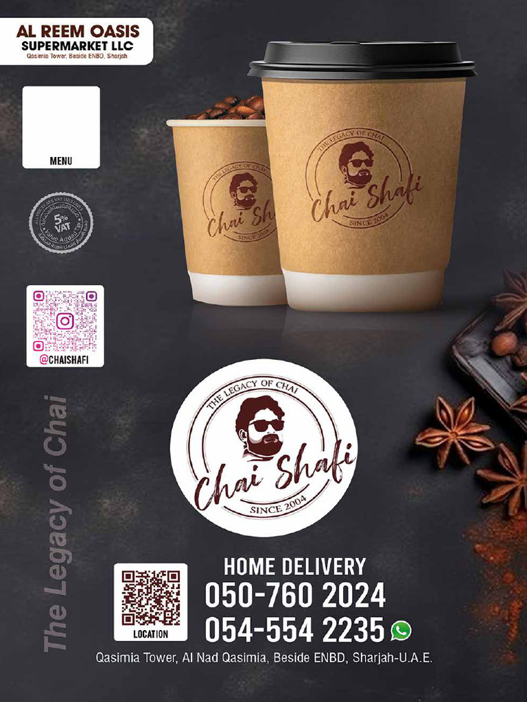 Chai Shafi Menu | PDF
