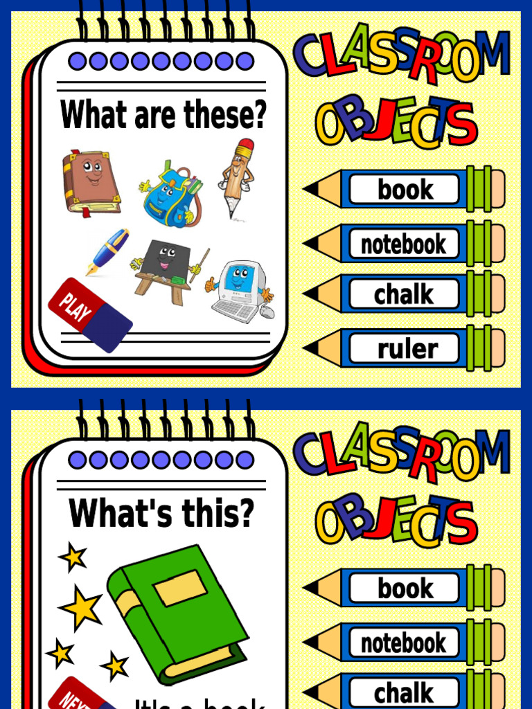 Classroom Objects | PDF