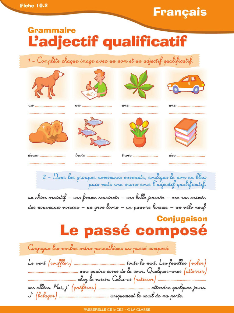 Adjectif Et Passe Compose | PDF