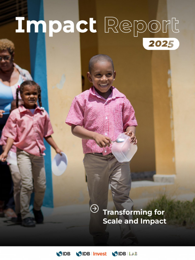 2025 Idb Impact Report Overview Pdf Economic Growth Inter