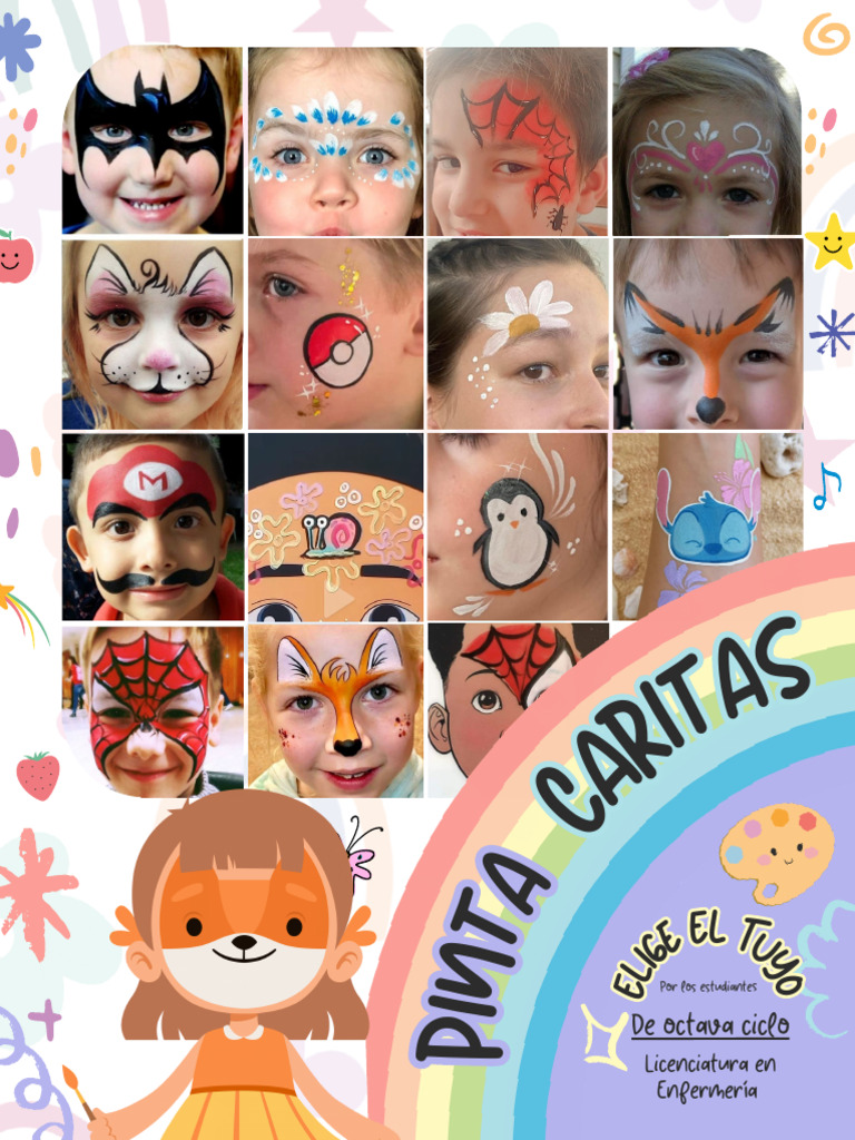Flyer Pinta Caritas Infantil Colorido | PDF