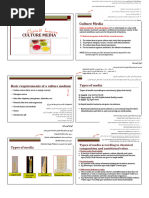Types of Culture Media in Microbiology | PDF | Growth Medium | Biology