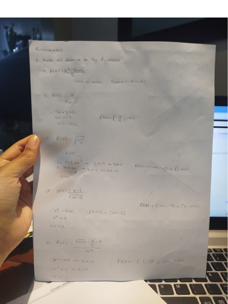 Tarea de Calculo Diferencial | PDF