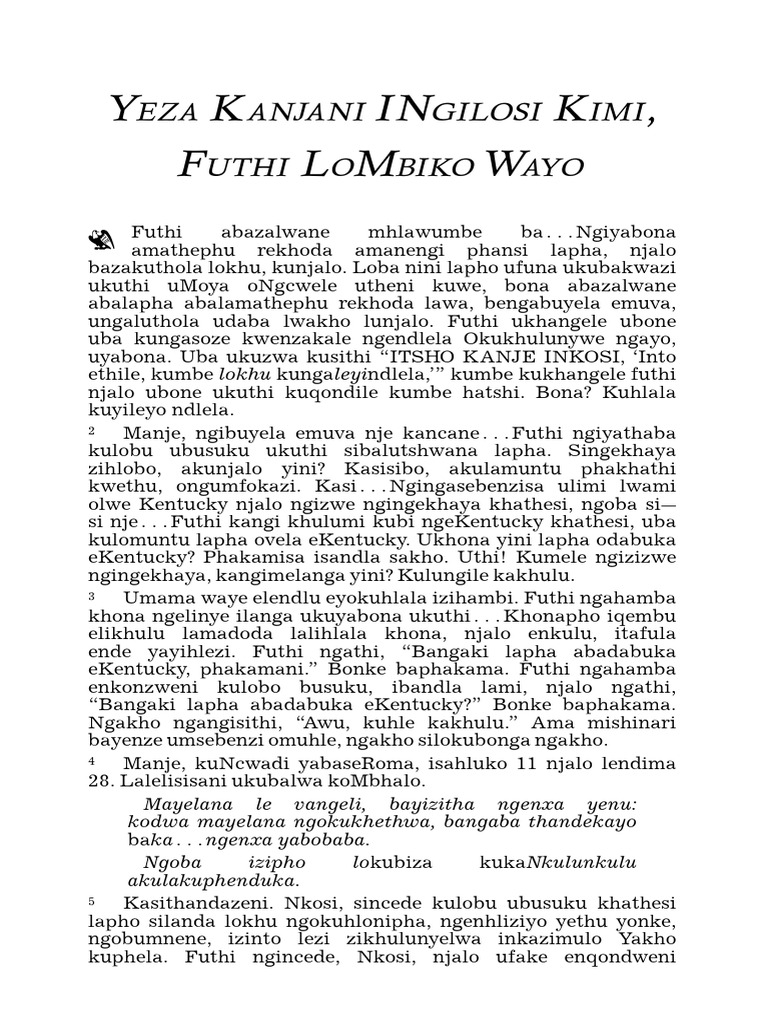 NDE55-0117 How The Angel Came To Me and His Commission VGR | PDF