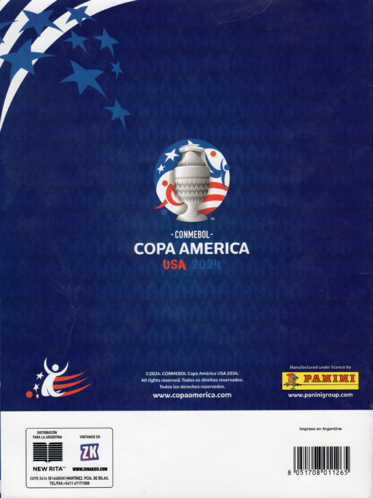 Álbum Panini Copa América Usa 2024 | PDF