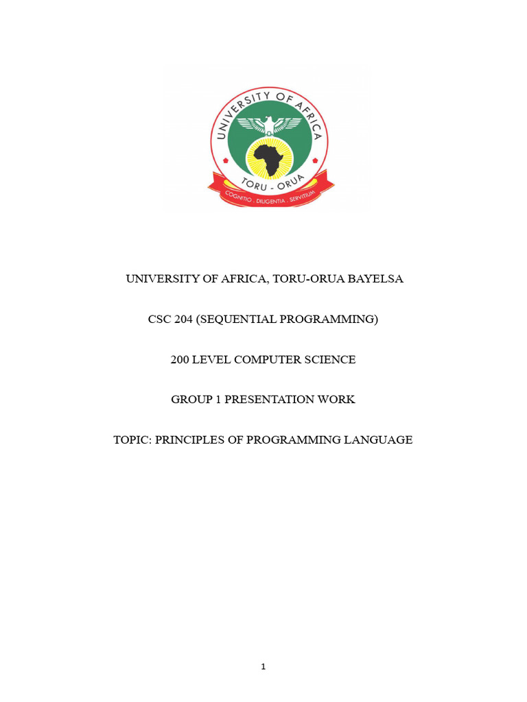 Principles of Programming School Group Work | PDF | Object Oriented ...