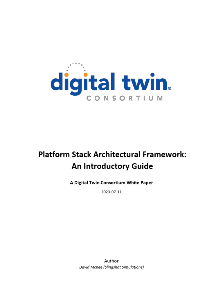 Platform Stack Architectural Framework 2023 07 11 | PDF | System ...