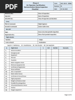 SAFA Ramp Inspection Checklist 2024 | PDF | Aviation | Aviation Safety