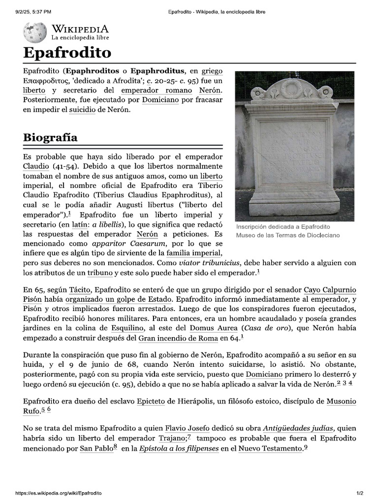 Epafrodito | PDF