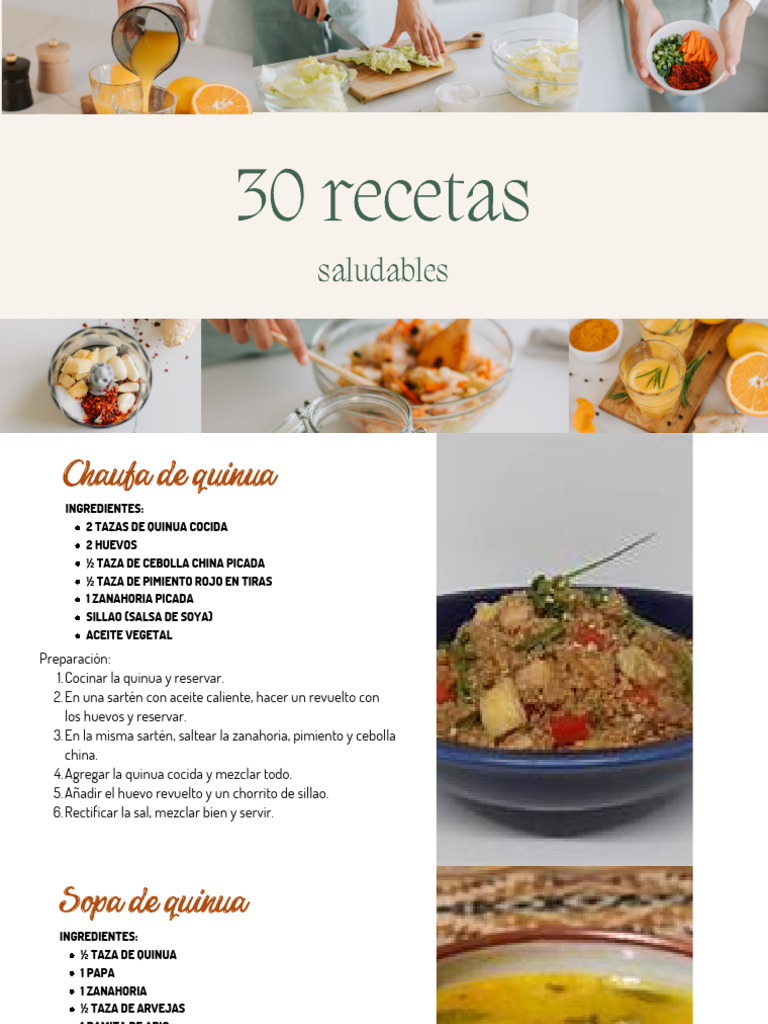 Recetario Plan de Comidas Menu Estilo Moderno Minimalista Blanco y ...