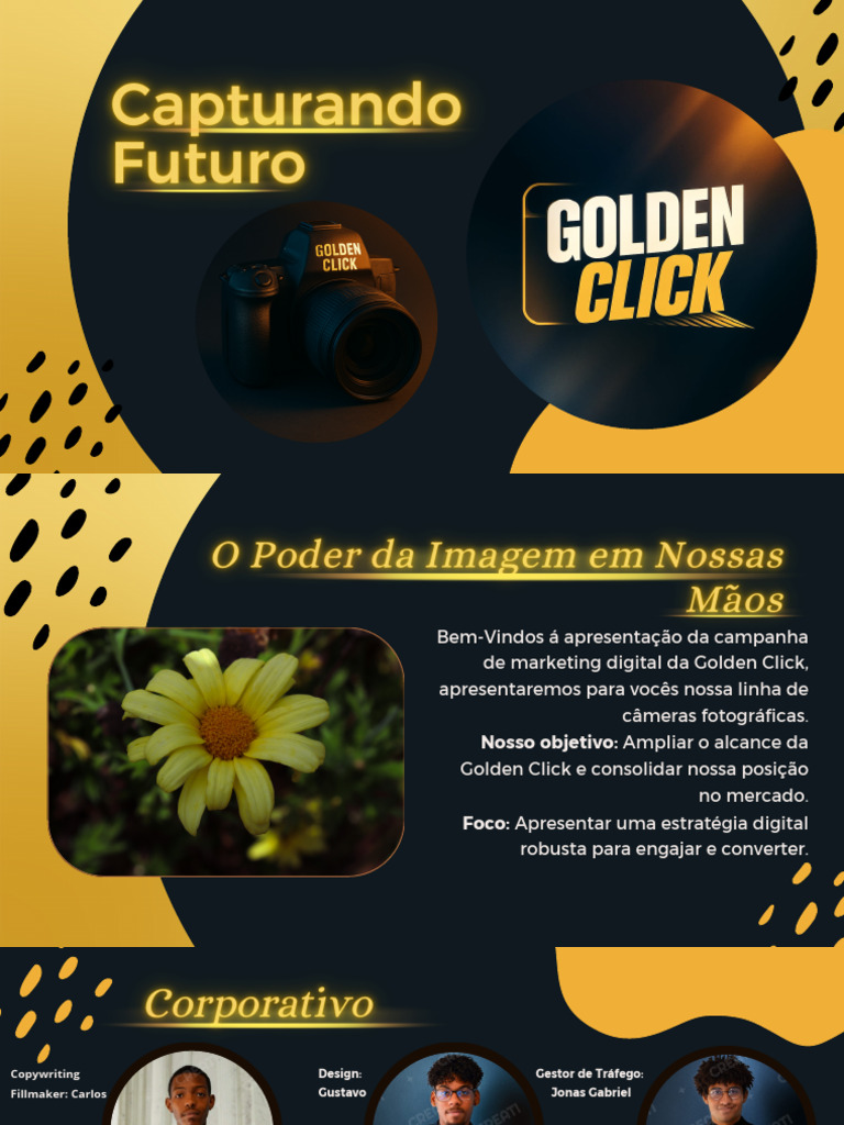 Campanha Digital Golden Click: Câmeras | PDF | Câmera