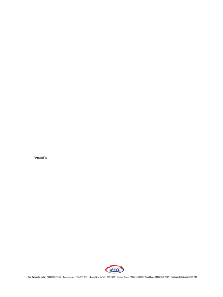 Addendum To Rental Agreement For Smoke Detectors and Carbon Monoxide ...