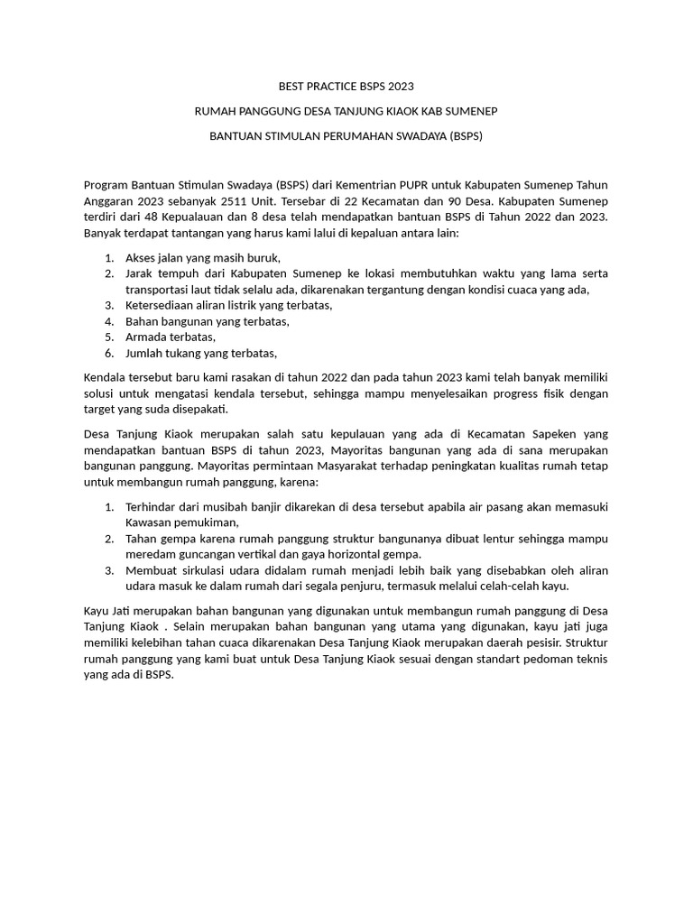 Best Practice Bsps 2023 | PDF