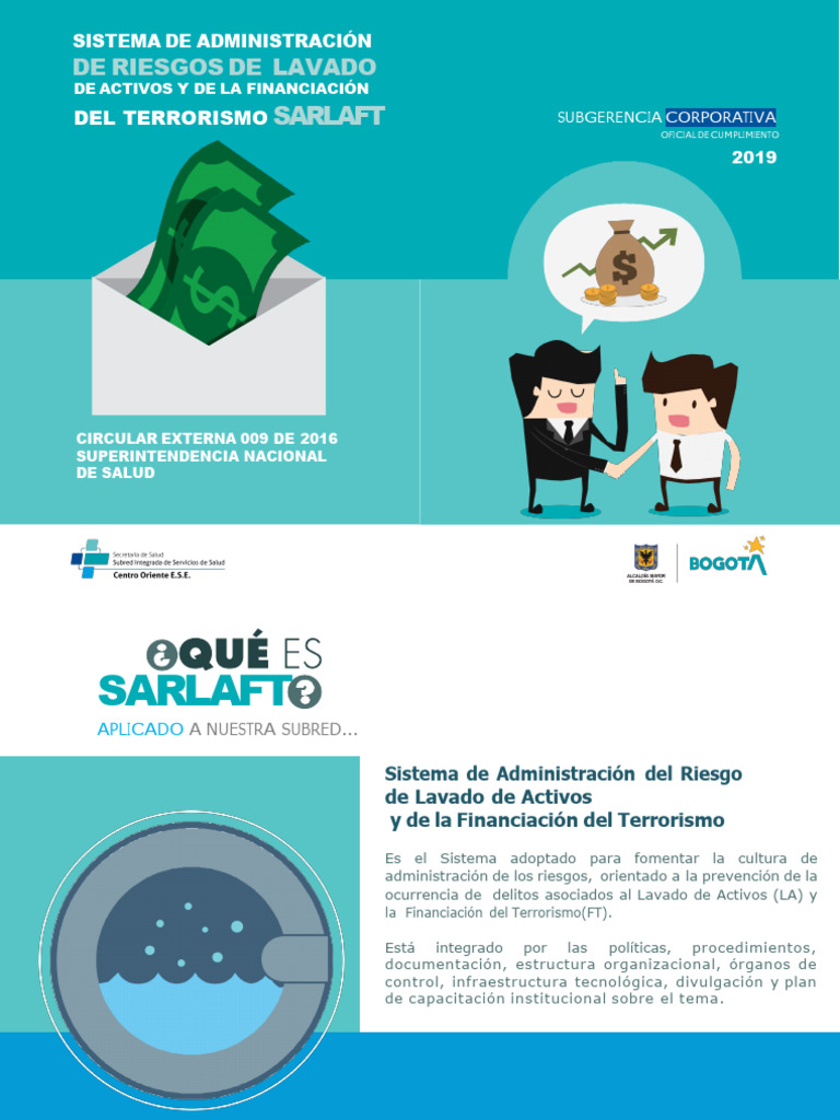 Capacitacion - Cartilla Sarlaft | PDF | Lavado de dinero | Riesgo