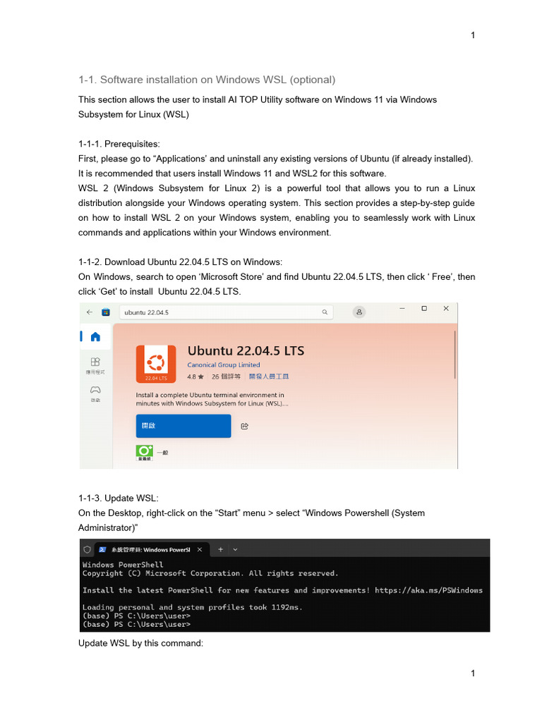 Software Installation On Windows WSL | PDF | System Software | Software