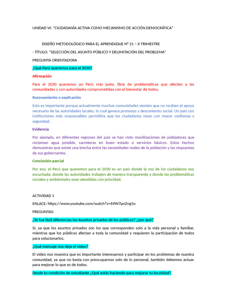 Echevarria Garay DPCC DMPA 21 | PDF | Perú | Entorno natural