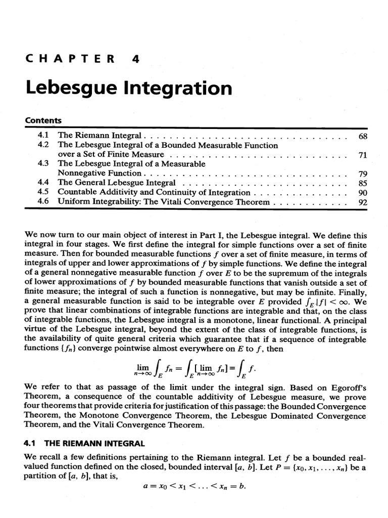 Real-Analysis-4th-Ed-Royden TDM-79-81 | PDF | Integral | Measure ...