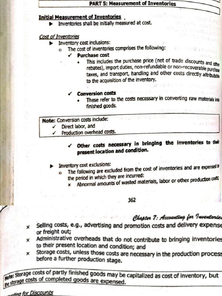 Inventory Measurement and Costs Guide | PDF | Cost Of Goods Sold ...
