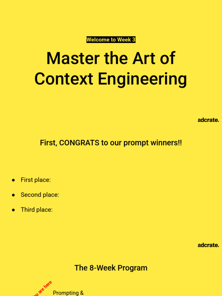 Week 3 - Context Engineering | PDF