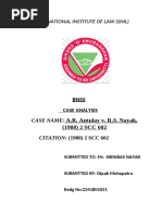 AR Antulay v. RS Nayak Case Analysis | PDF | Supreme Court Of India ...