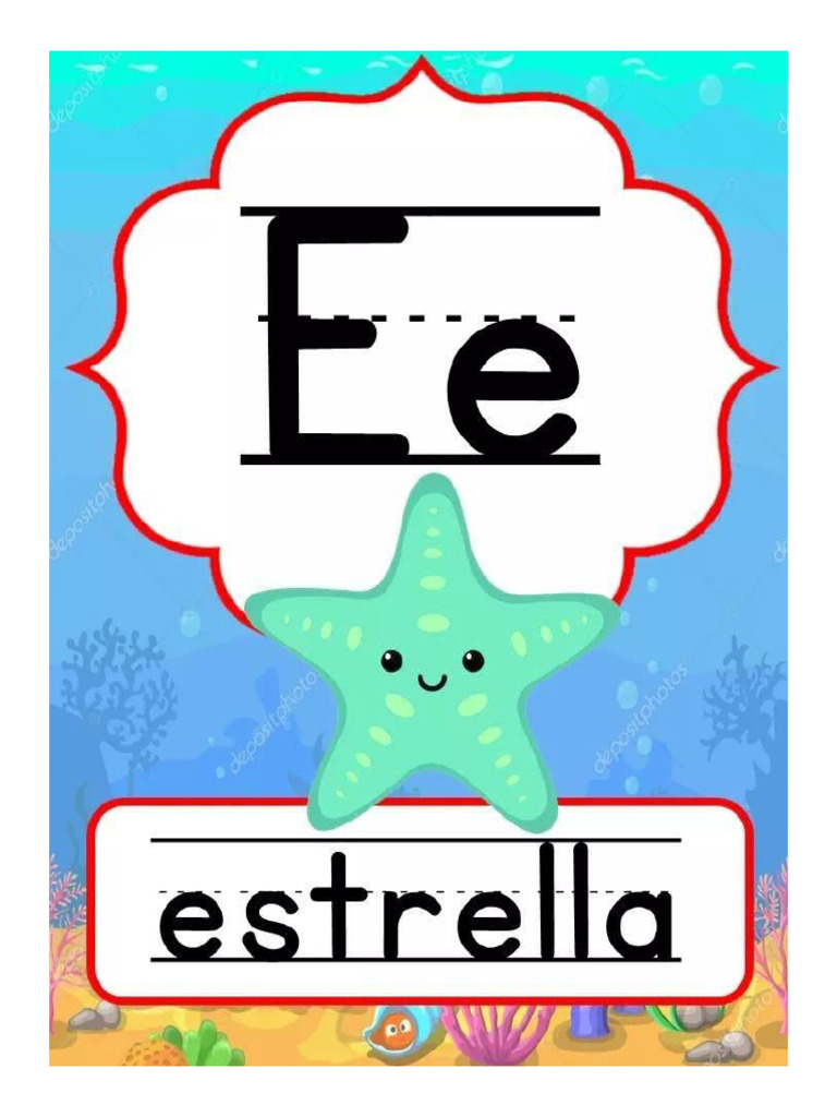 Vocales Tematica de Mar | PDF