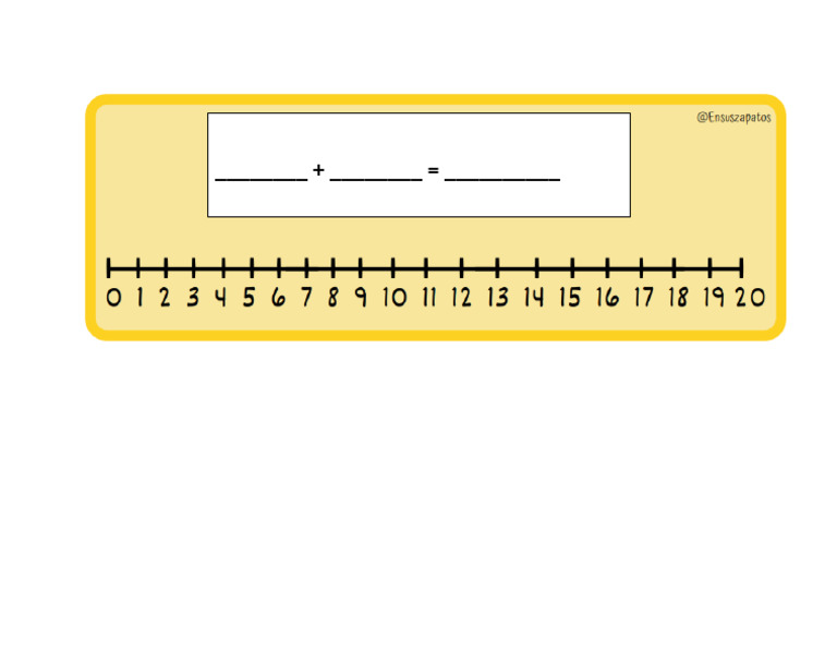 Recta Numerica para Cada Estudiante | PDF