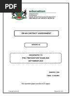 Grade 12 Drainage Patterns Overview | PDF