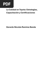 Implementación de ISO en Toyota | PDF | Calidad (comercial) | Toyota