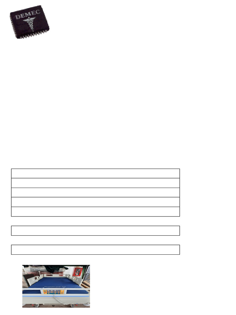 It 555 - Cama Clinica - 20130001240 - Ceg21-5292 - Otm | PDF