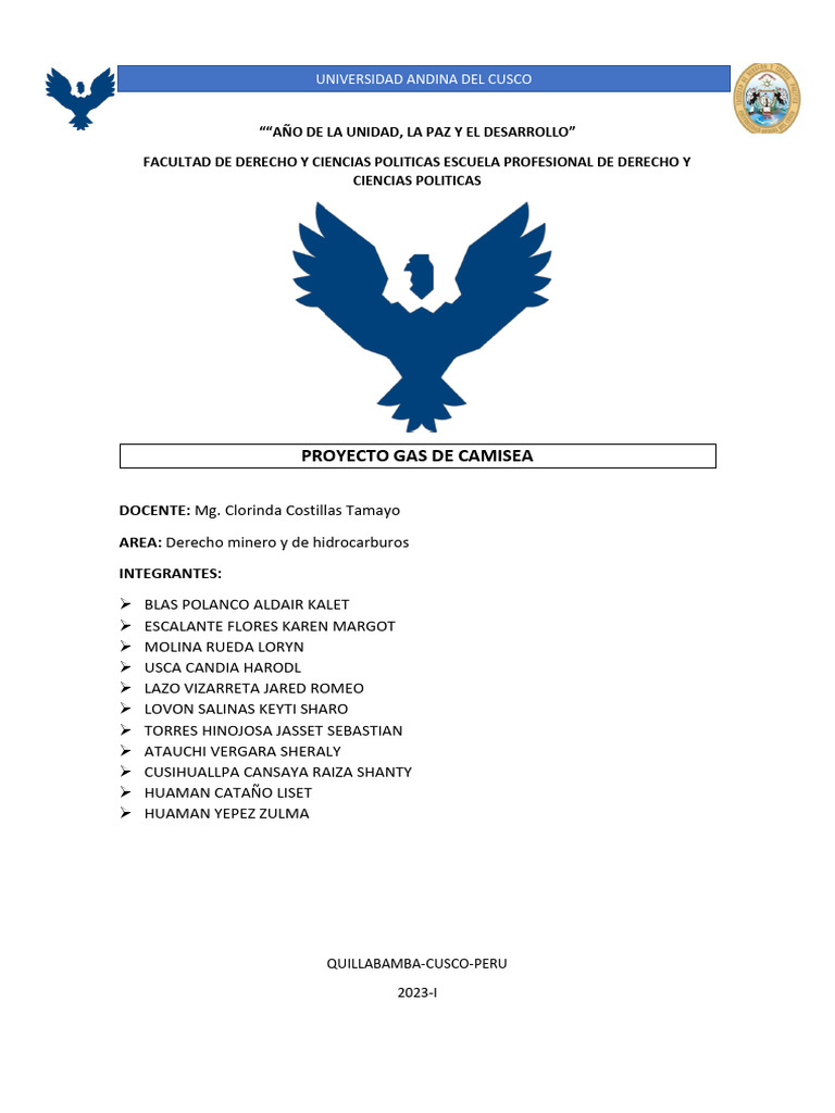 Gas de Camisea: Impacto y Desarrollo | PDF