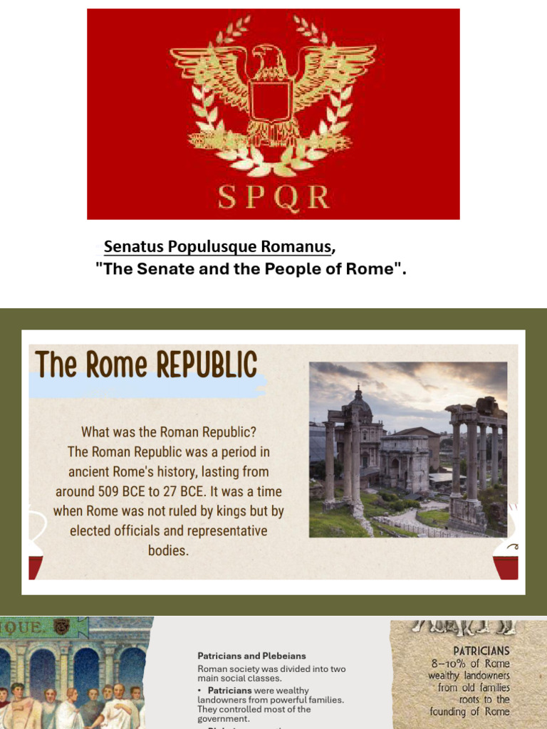 The Roman Republic - Social Studies | PDF | Roman Republic | Ancient ...