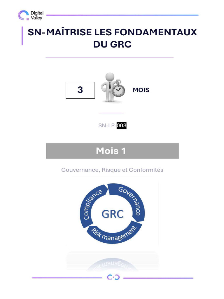 Gouvernance, Risque Et Conformités | PDF