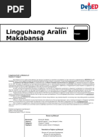LAS Makabansa-2 Q3 Week-1 | PDF