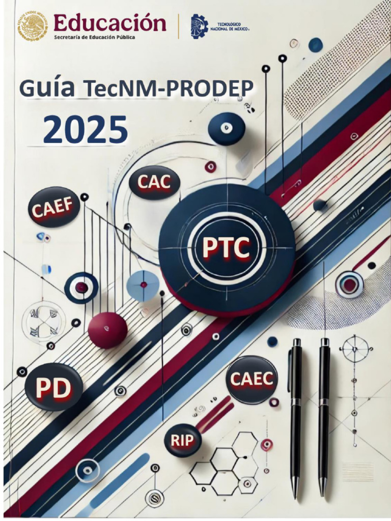 Guia Tecnm-Prodep 2025 Ver Final | PDF | Maestros | México