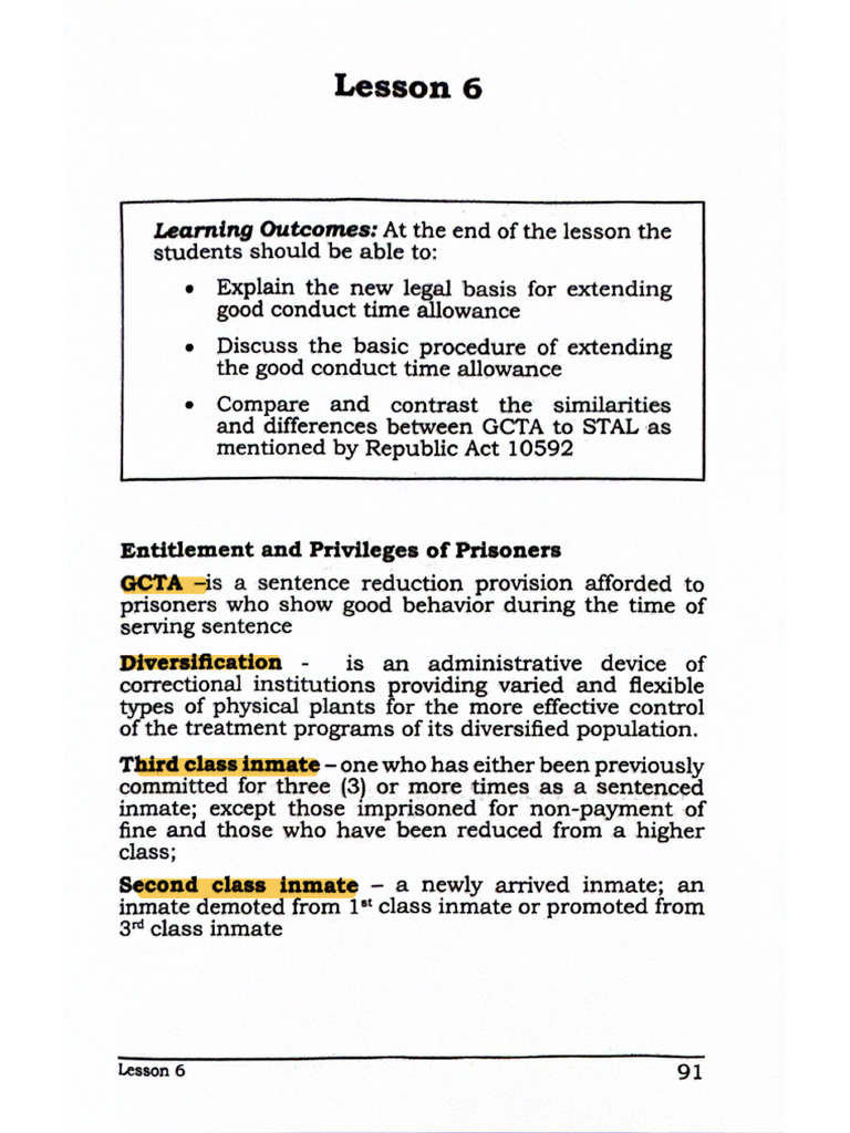 Lesson 6 Institutional Correction | PDF