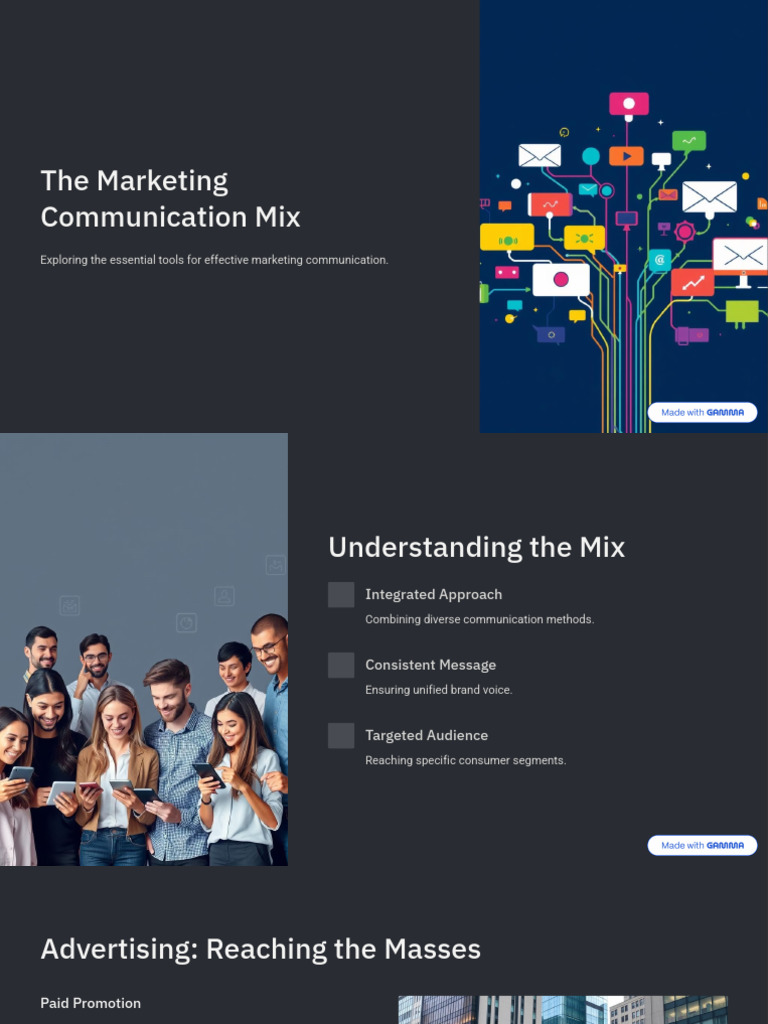 The Marketing Communication Mix | PDF