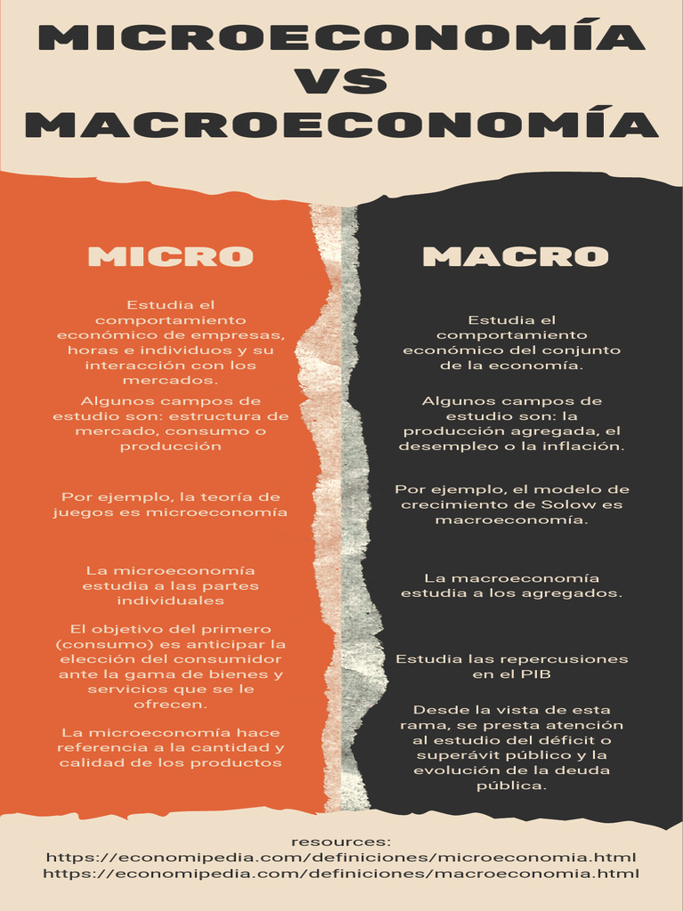 Diferencias entre Micro y Macroeconomía | PDF
