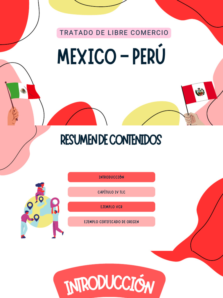 Presentación TLC México - Perú | PDF | aduana | Perú
