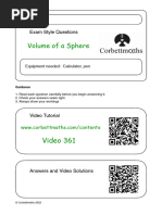 Cone Volume Practice Problems | PDF | Volume | Euclidean Geometry