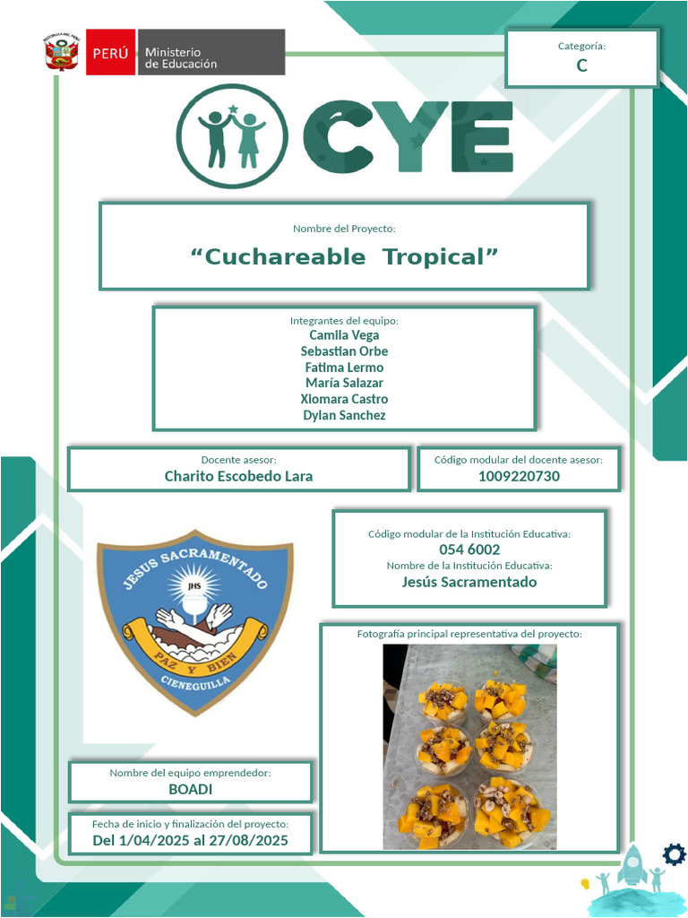 Proyecto Cuchareable Tropical: Bebidas Saludables | PDF | Postres ...