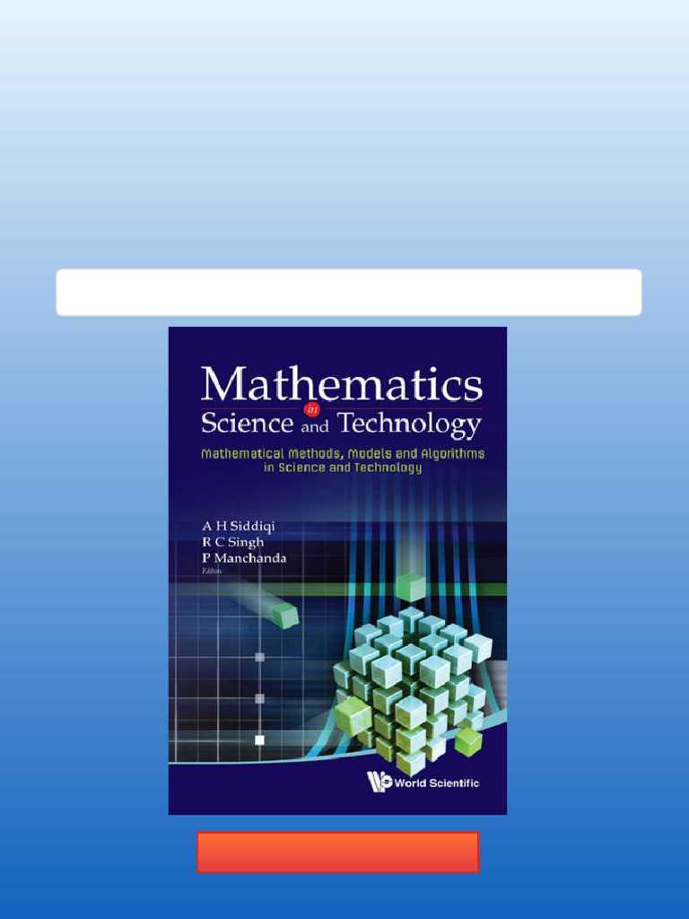 Mathematics in Science and Technology Mathematical Methods Models and Algorithms in Science and ...