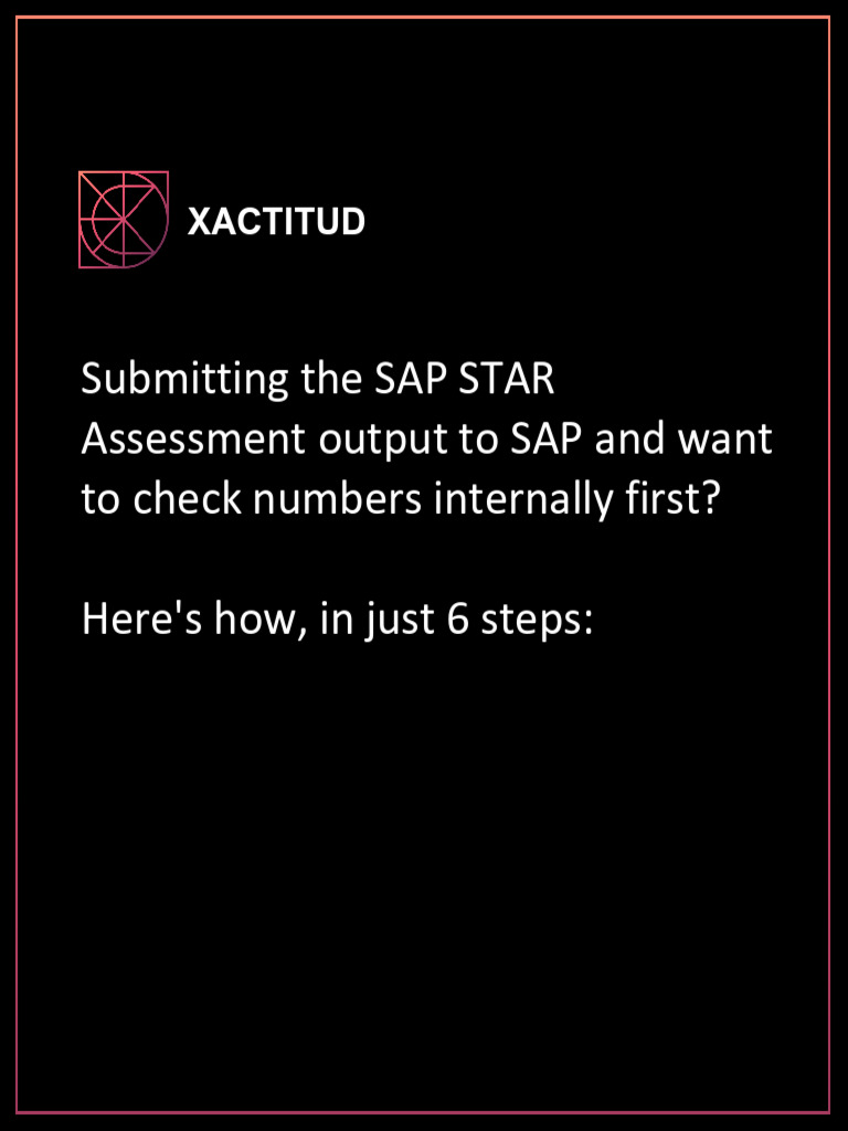 SAP STAR Assessment Submission Guide | PDF