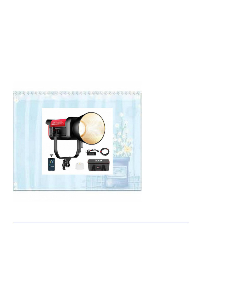 7717 GVM 300W LED Video Light 300W Bowens LED Studio Light 65000lux 1m ...