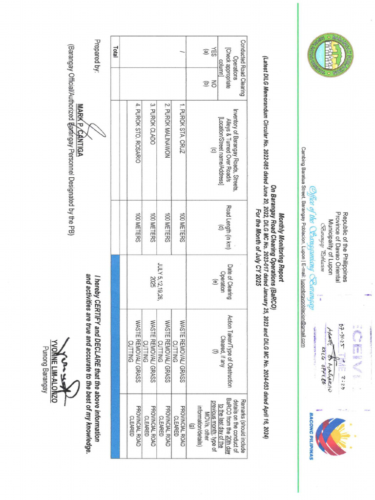 July Barco Report Annex C | PDF