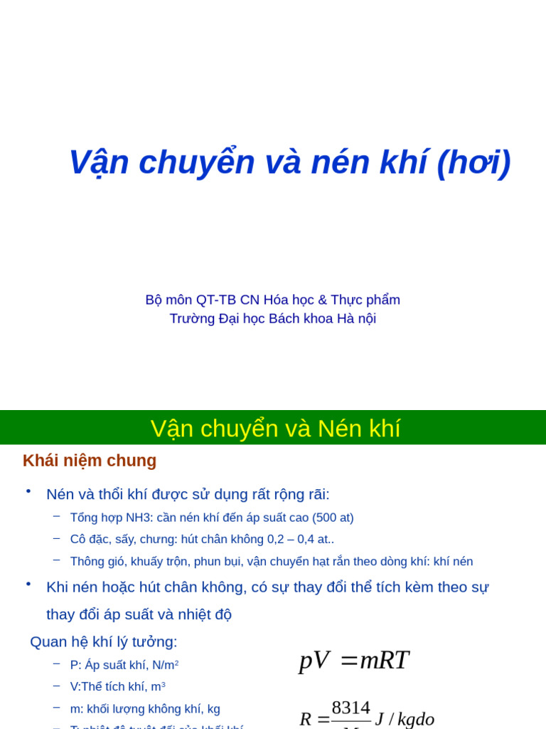 Bài 10. Nén Khí | PDF
